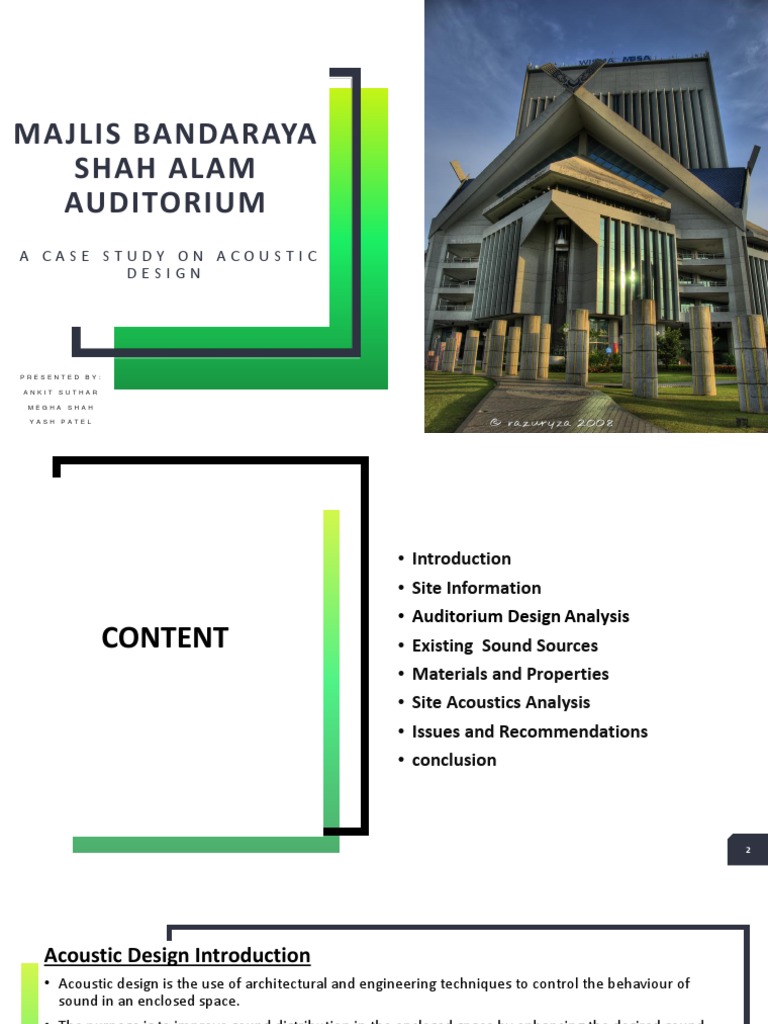 Majlis Bandaraya Shah Alam Auditorium | PDF | Loudspeaker | Wood
