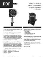 Flexvu Explosion-Proof Universal Display Unit Model Ud10: Specification ...