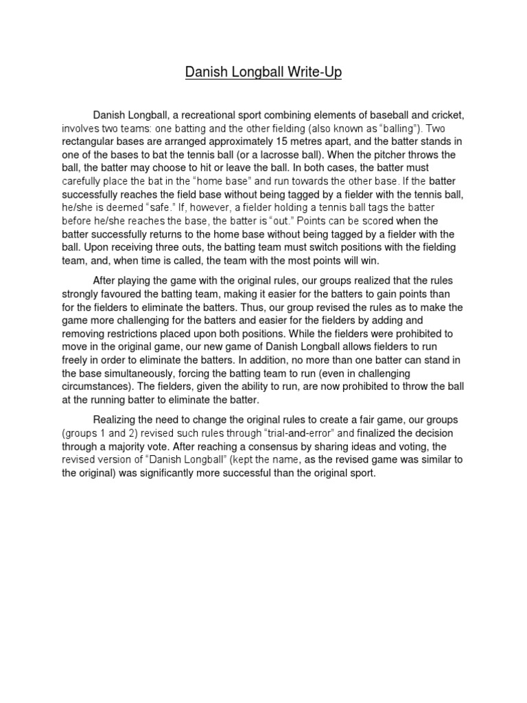Danish Longball Writeup | PDF
