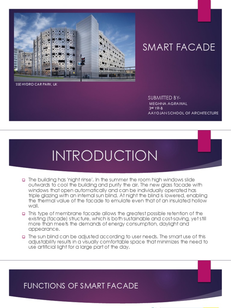 Smart Facade Pdf Window Ventilation Architecture