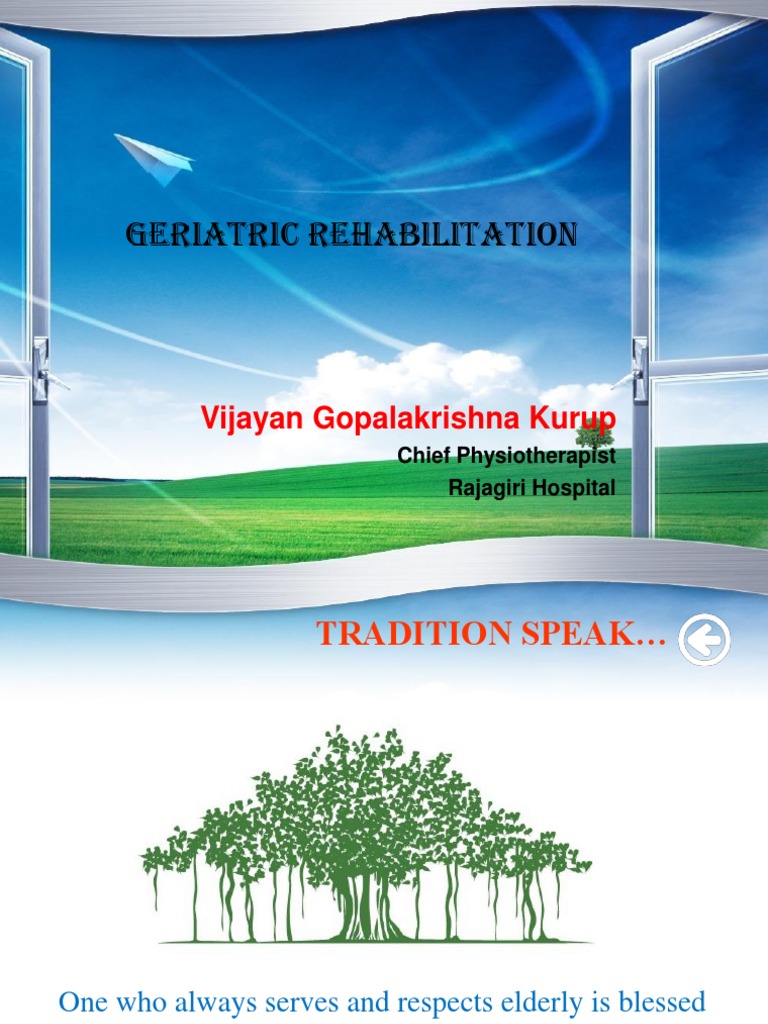 Geriatric Rehabilitation | PDF | Geriatrics | Physical Therapy