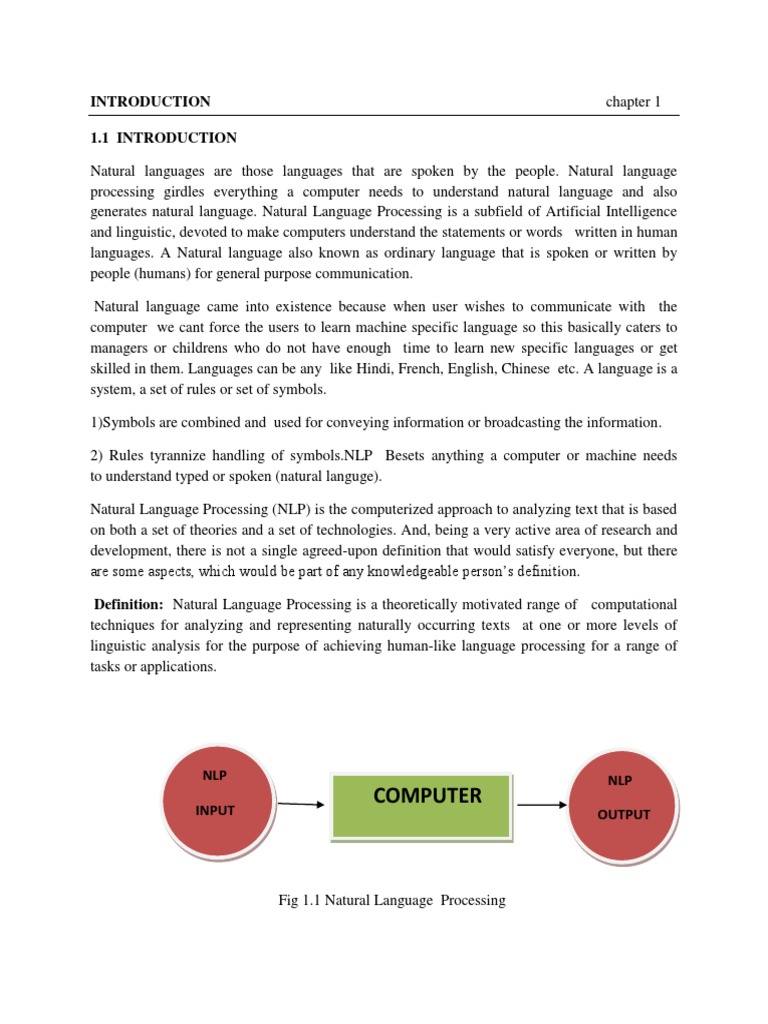 Natural Language Processing | PDF | Artificial Intelligence ...