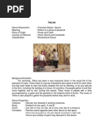 The History of Subli Dance Final | PDF | Dances | Arm