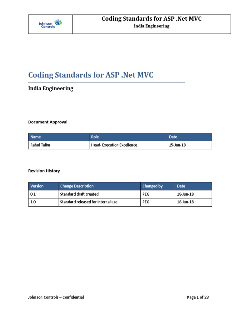 Coding Standards (MVC) | PDF | Model–View–Controller | World Wide Web