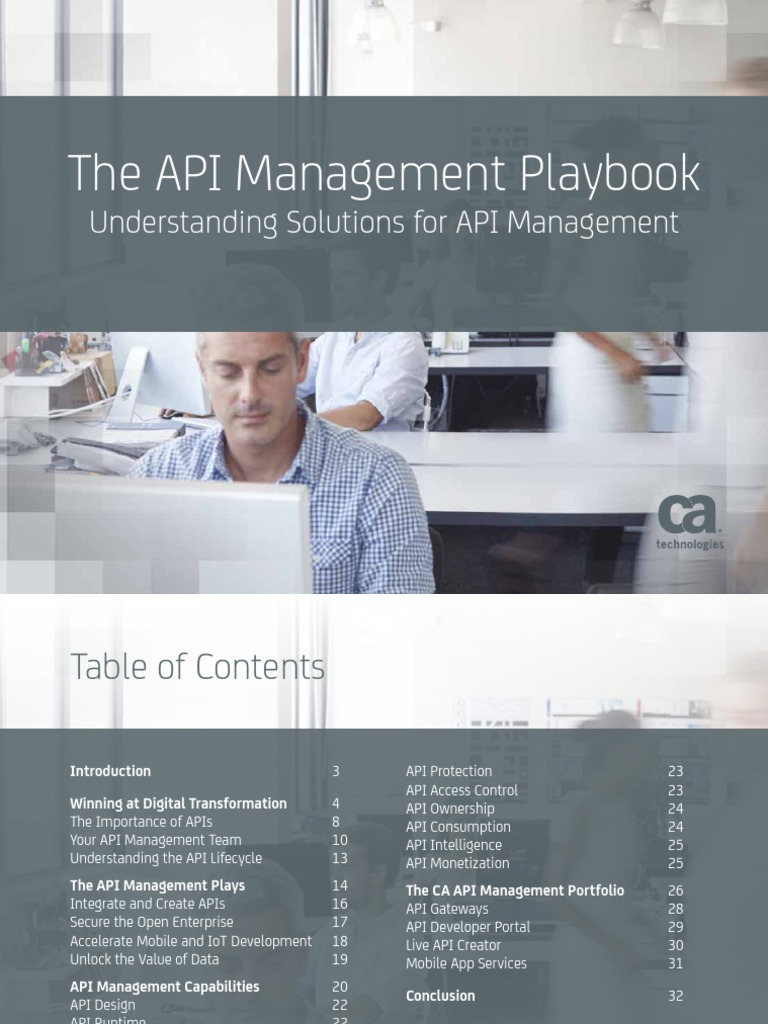The Api Management Playbook | PDF | Internet Of Things | Mobile App