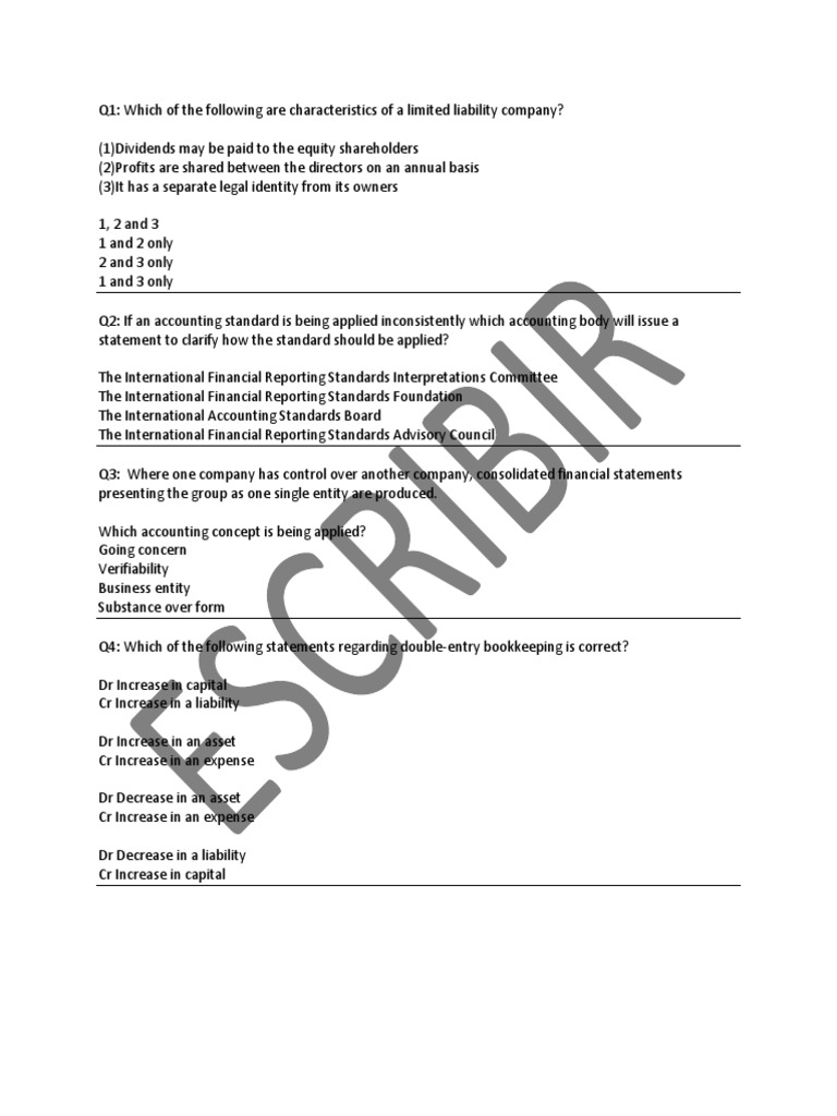 Purchase Mock 1 PDF | PDF | Debits And Credits | Bookkeeping