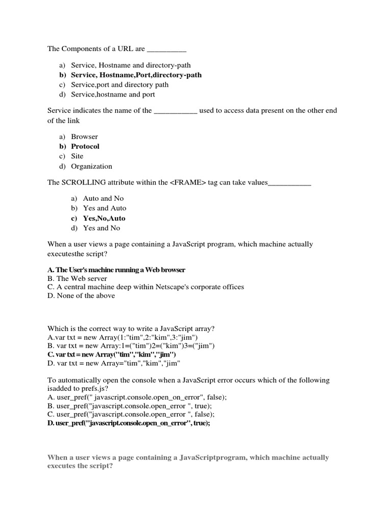 Full Stack Developer (With - Answer) | PDF | Mongo Db | Java Script