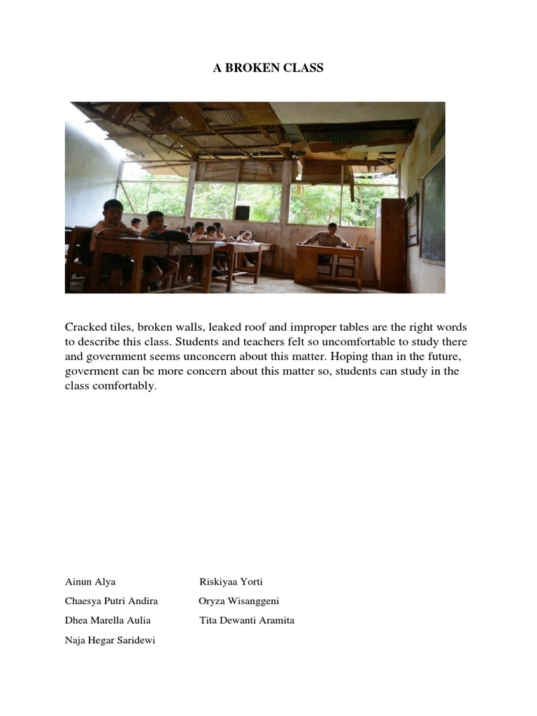 A Broken Class | PDF | Business