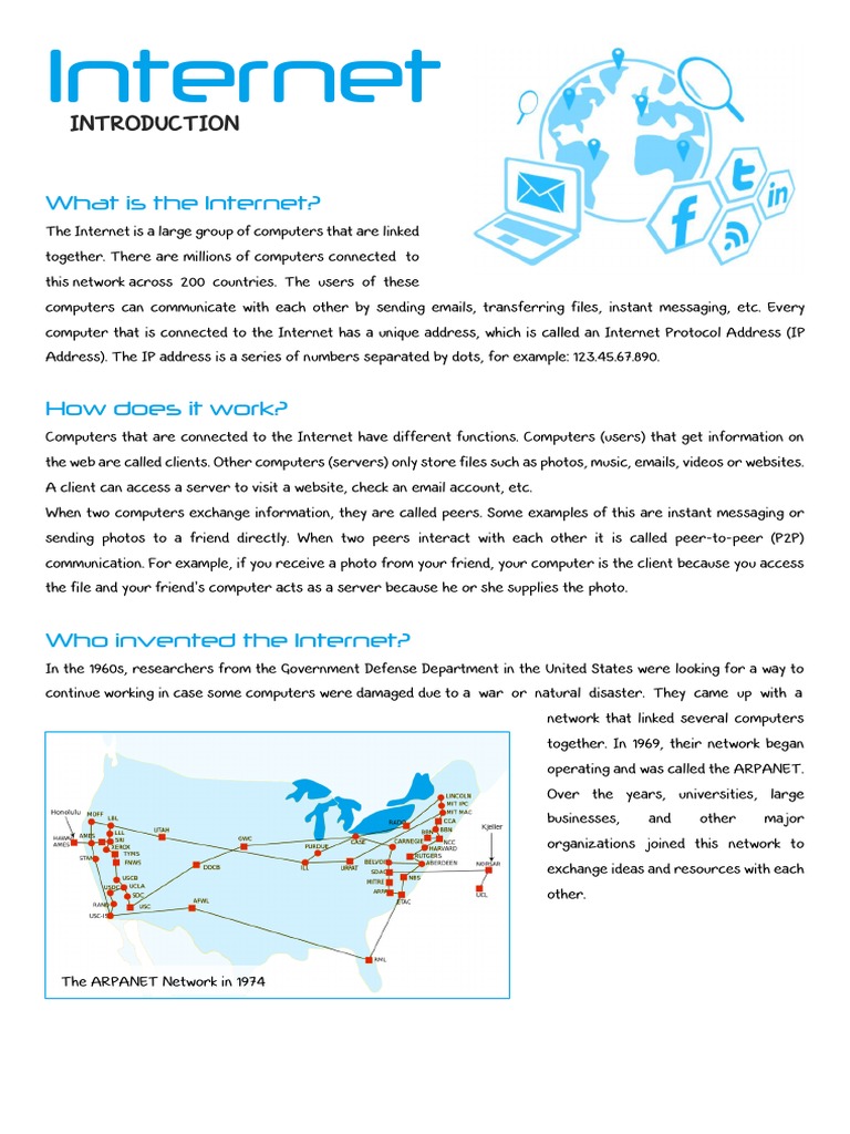 Simple Questions About Internet For Kids | PDF | Peer To Peer | Cybercrime
