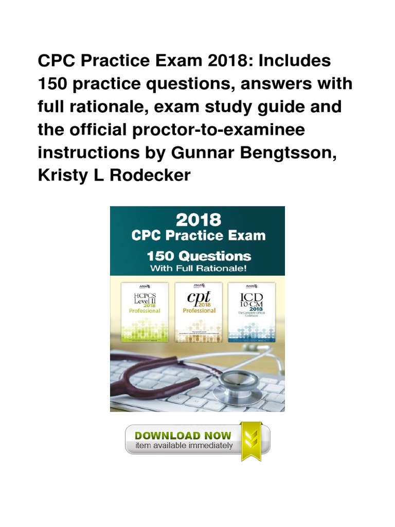 CPC Practice Exam 2018 Includes 150 Prac PDF | PDF
