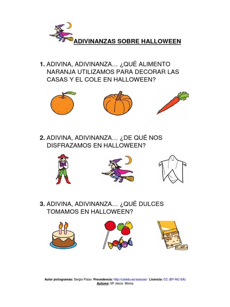 Adivinanzas de Halloween para Niños | PDF
