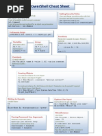 Powershell Cheat Sheet PDF | PDF | Windows Registry | Array Data Structure