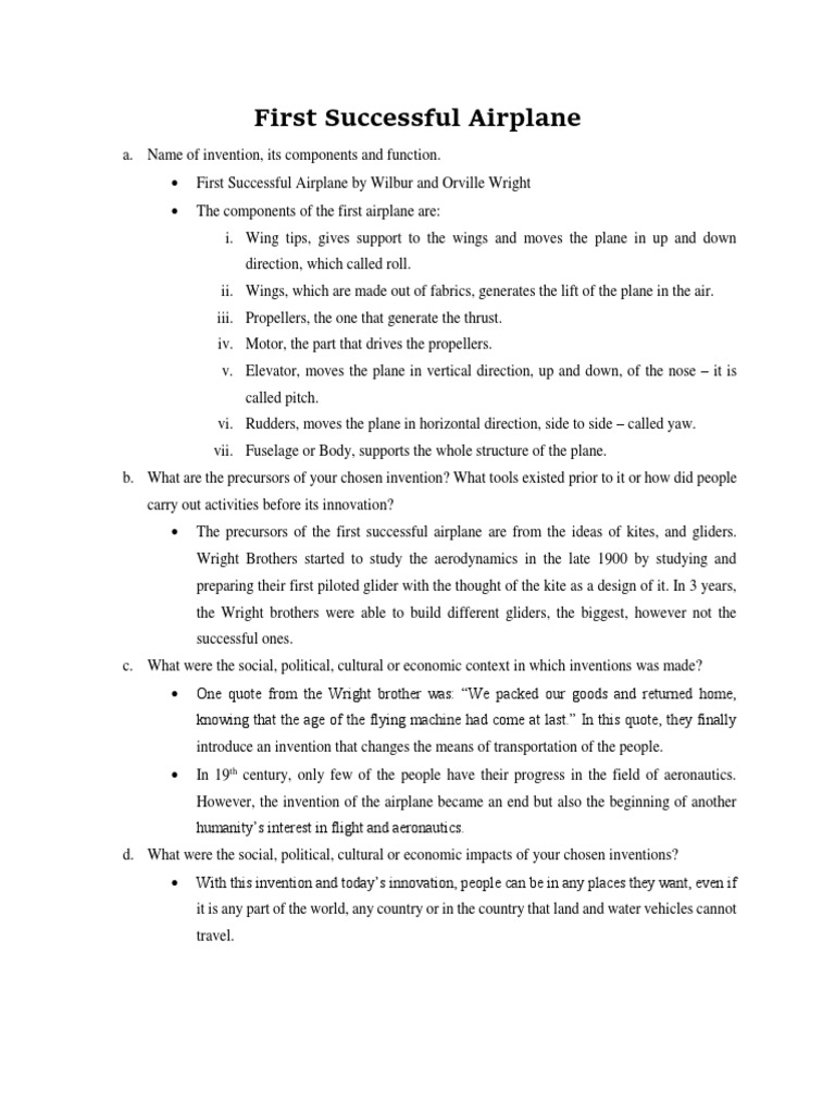 G8 Industrial | PDF | Wright Brothers | Airplane