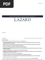 LCOE Analysis Lazard | PDF | Electricity Generation | Wind Power