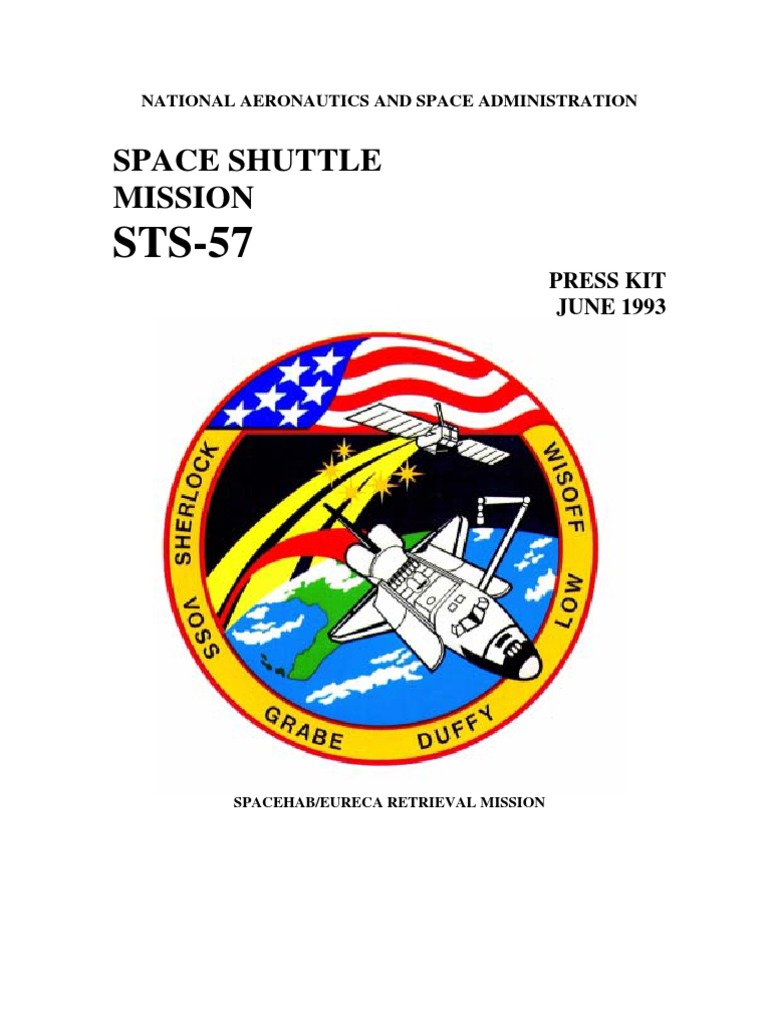 STS-57 Press Kit | PDF | Space Shuttle | Spacelab