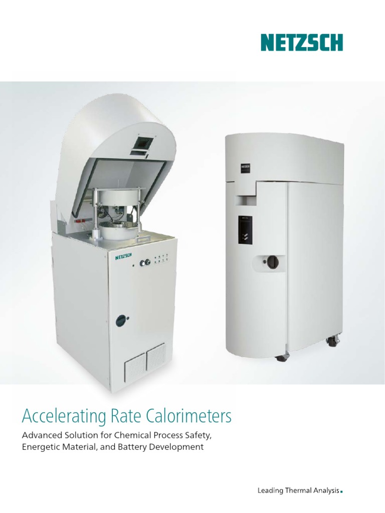 Netzsch-ARC en Web PDF | PDF | Differential Scanning Calorimetry | Heat