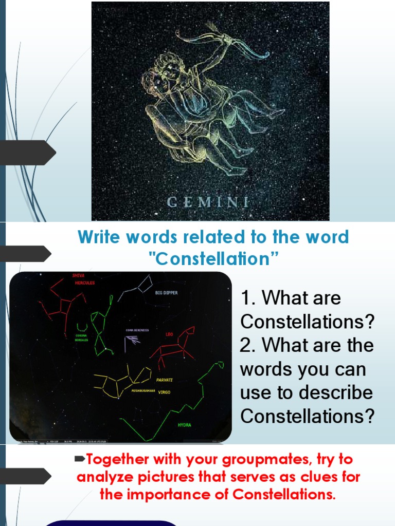 Gemini Lesson 1 | PDF | Astronomy | Mythology