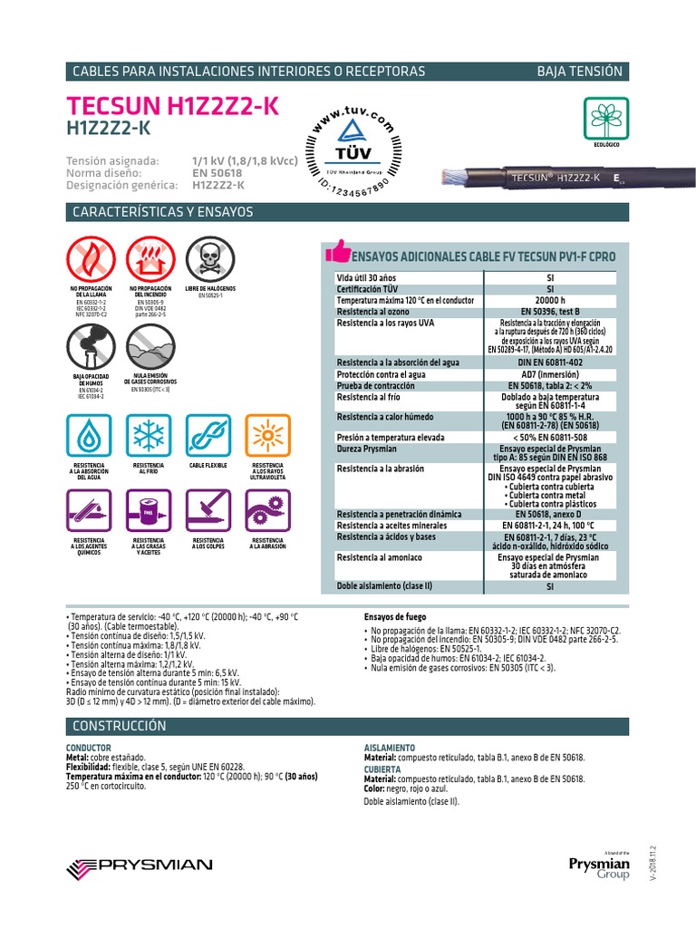 Pry-Tecsun H1Z2Z2-K | PDF | Átomos | Química