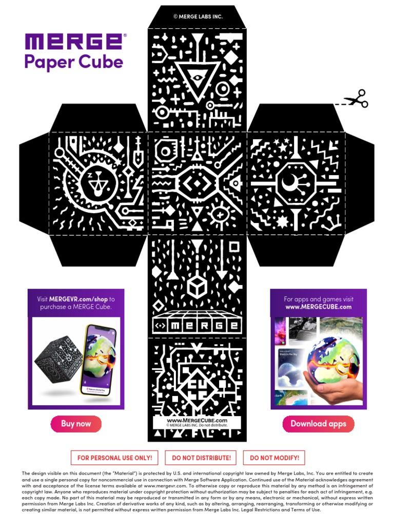 Paper Merge Cube PDF | PDF