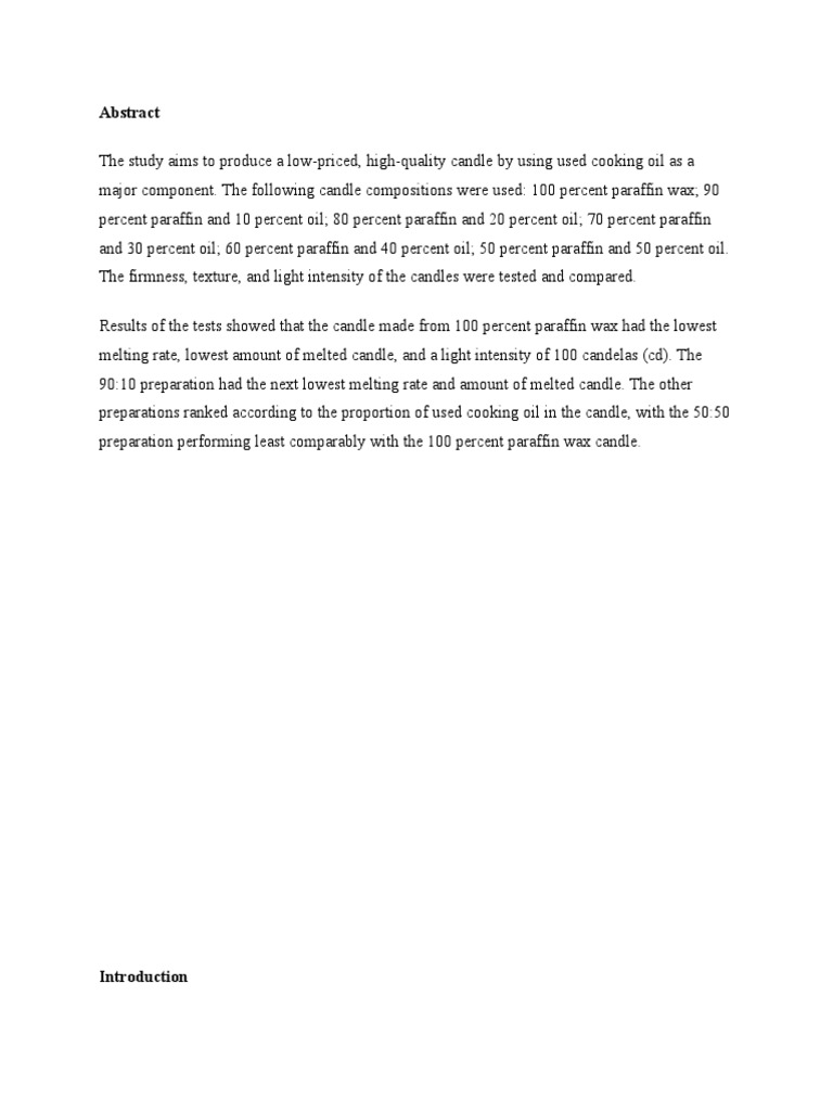 Candle | PDF