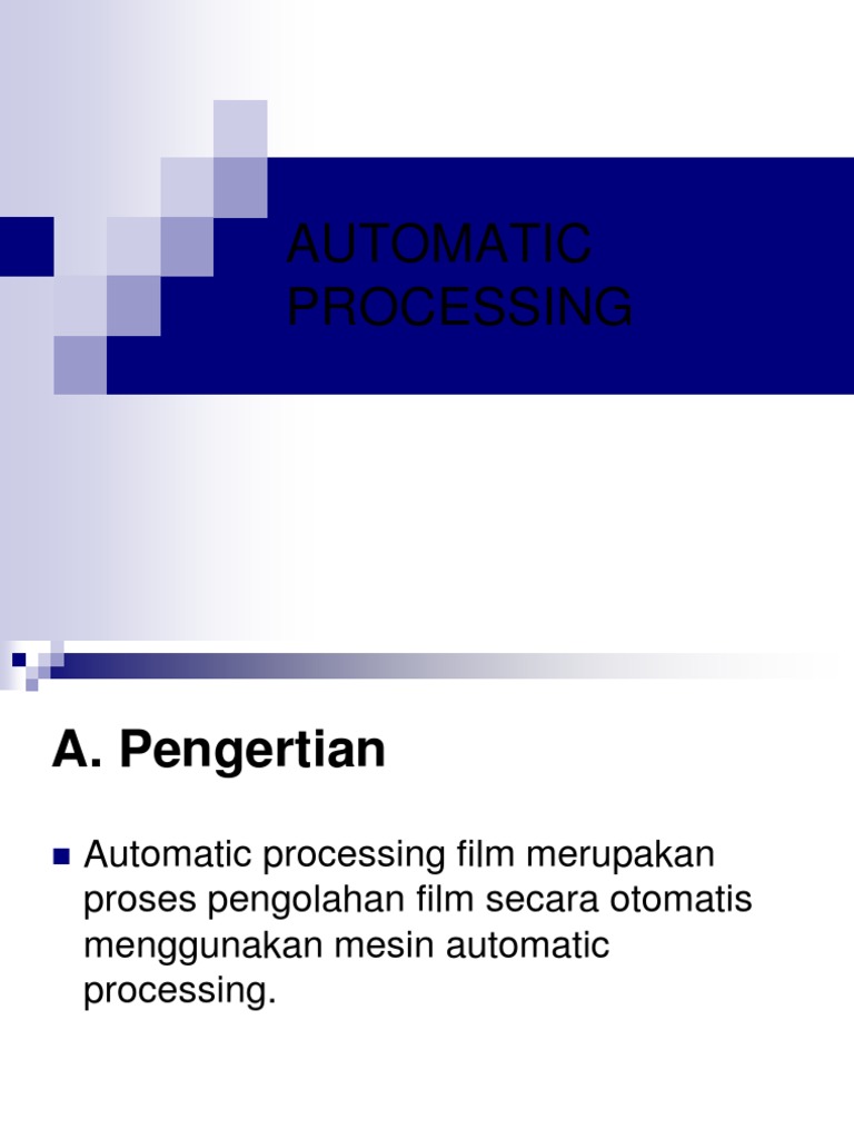 Automatic Processing | PDF