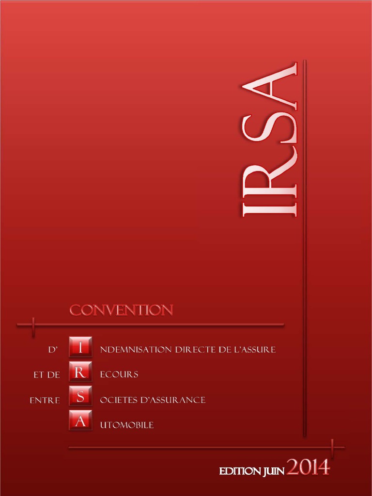 IRSA Assurance Convention | PDF | Véhicules | Assurance
