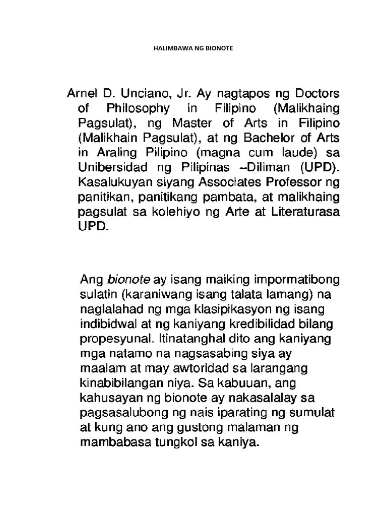 Halimbawa Ng Bionote After The World Cowpea Research Conference, I