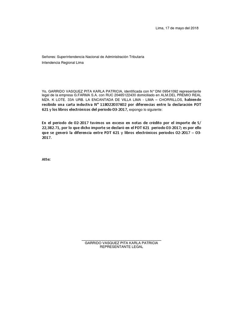 Carta Simple | PDF