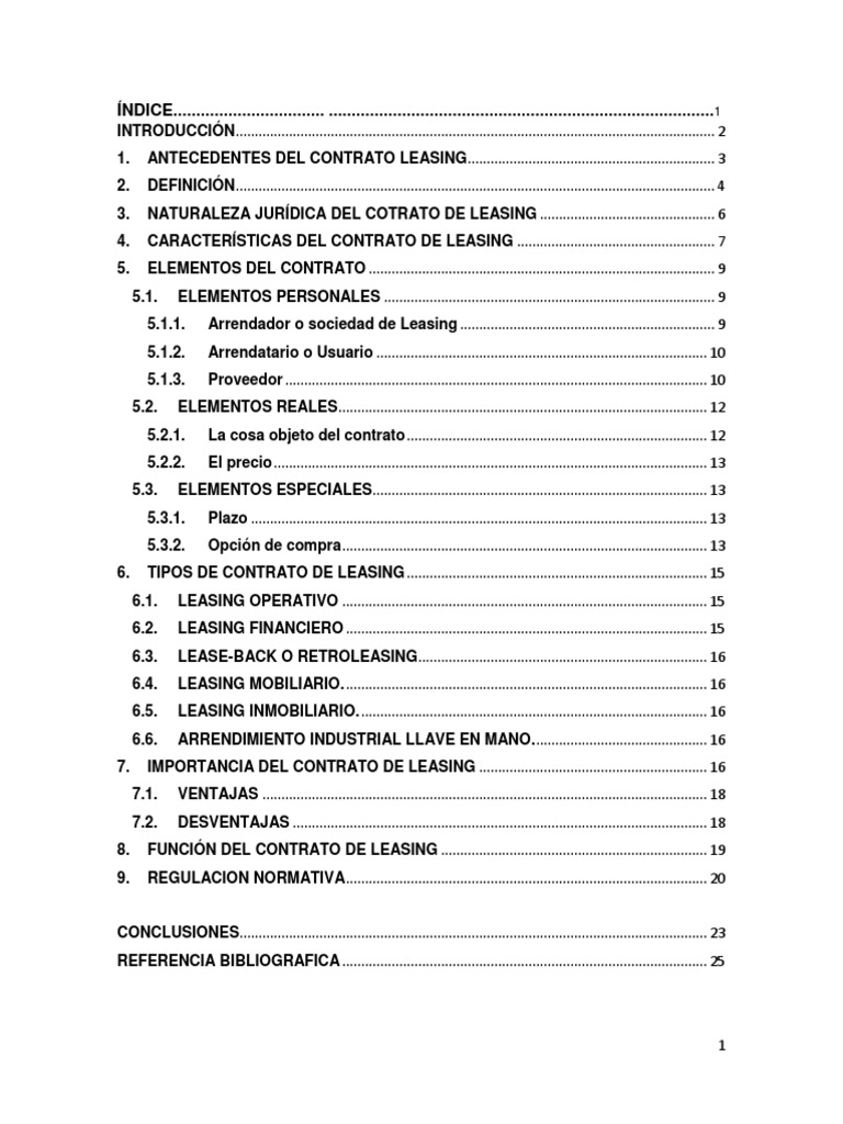 Contrato de Leasing | PDF | Arrendamiento | Información del gobierno