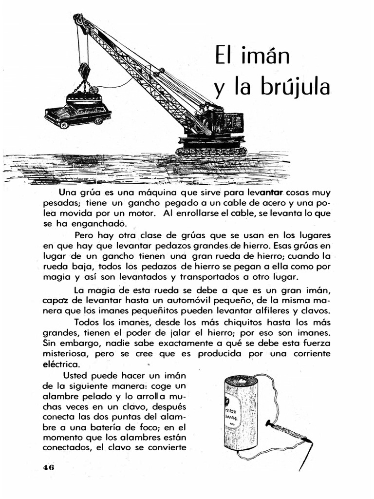 Cómo hacer una brújula casera | PDF | Imán | Brújula