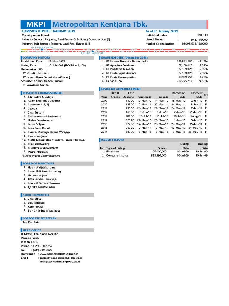 Mkpi | PDF | Revenue | Expense