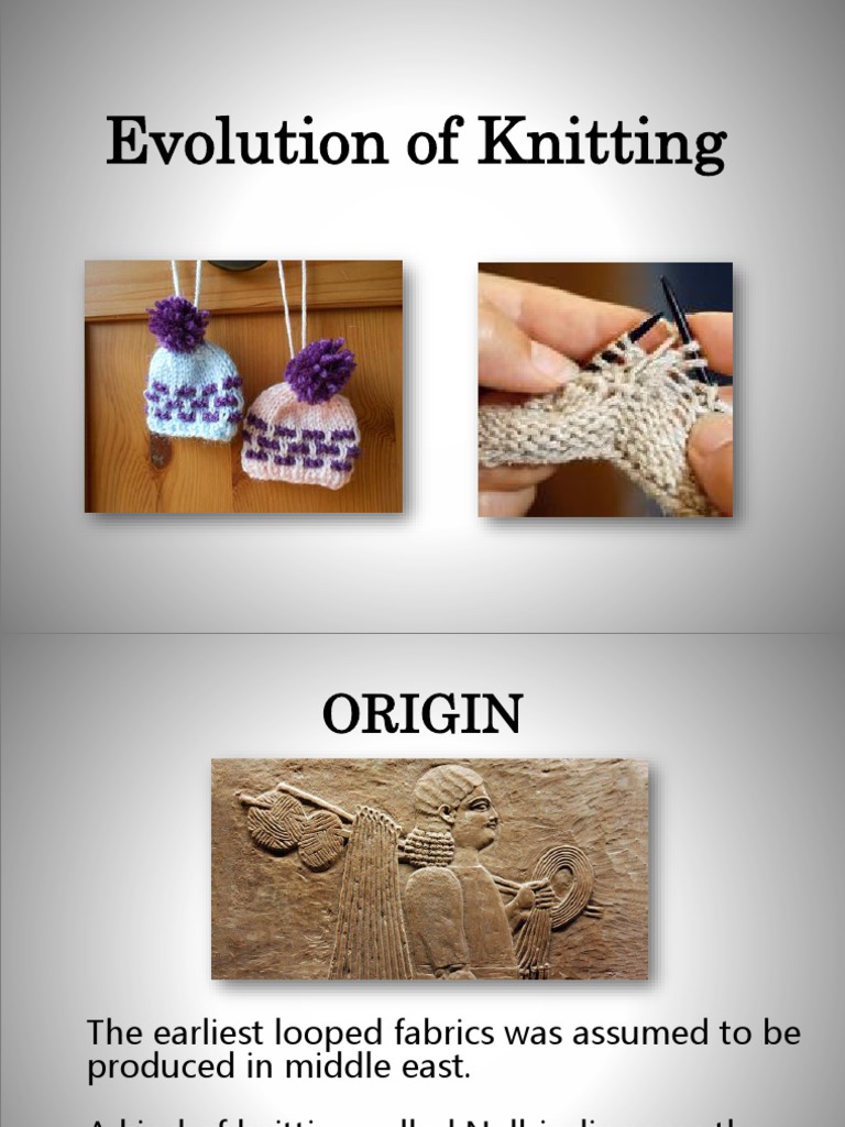 Evolution of Knitting | PDF