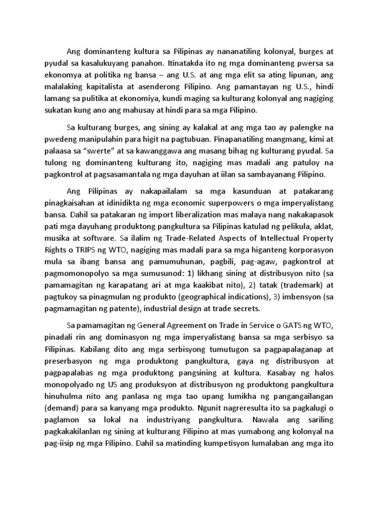 Panulaan Report | PDF