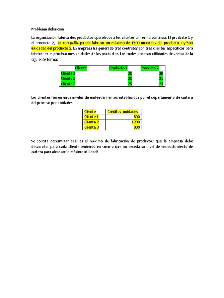 Ejercicio Solver PDF | PDF