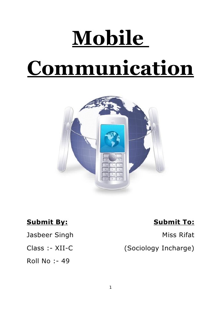 Mobile Phone Documentation | PDF | Survey Methodology | Social Research