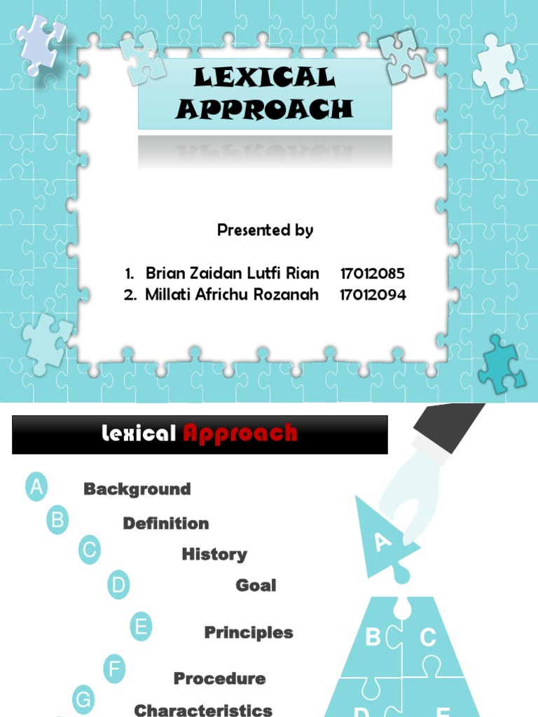 Lexical Approach | PDF | Lexicon | Vocabulary