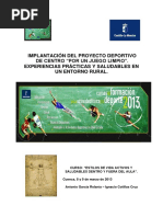 El Rugby Va A La Escuela - Draft | PDF | Fútbol rugby | Deportes