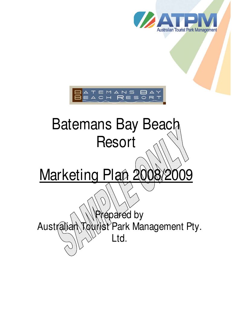 Marketing Plan Example | PDF | Resort | Camping