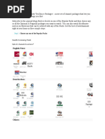 Zenderlijst Proximus TV | PDF | Entertainment | Mass Media