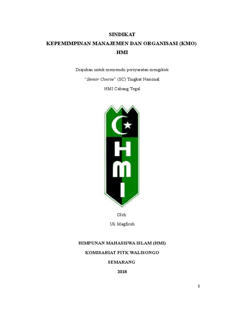 Sindikat Materi Pilihan (Kmo) | PDF | Karier & Perkembangan