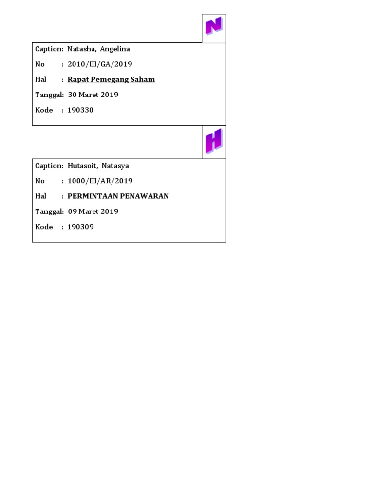 Ukuran Kartu Indeks | PDF