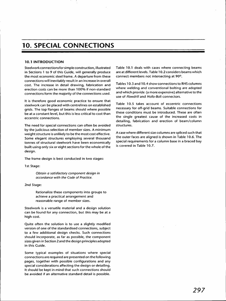 Joints in Steel Construction - Simple Connections - Part 10 PDF | PDF ...