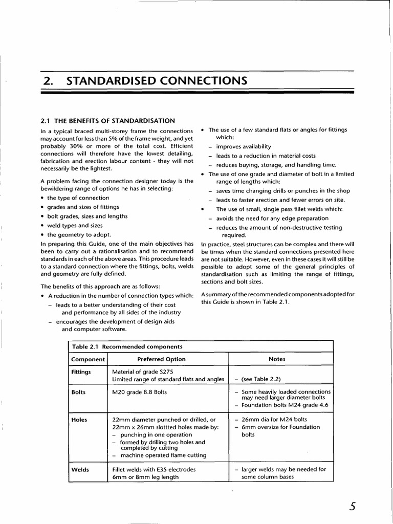 Joints in Steel Construction - Simple Connections - Part 02 PDF | PDF ...