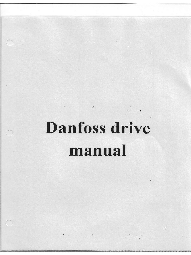 Danfoss Manual | PDF