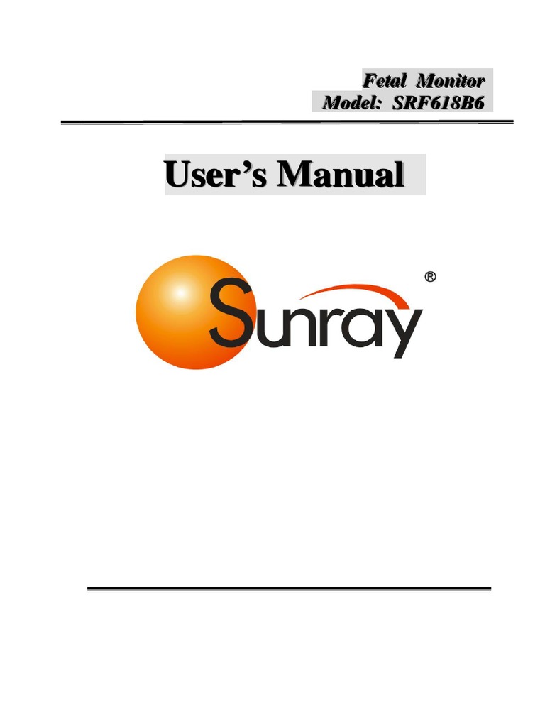User-Manual-sunray SRF618B6 | PDF | Menu (Computing) | Rechargeable Battery