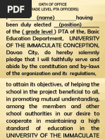 Sample Oathtaking Ceremony | PDF | Oath Of Office | Government