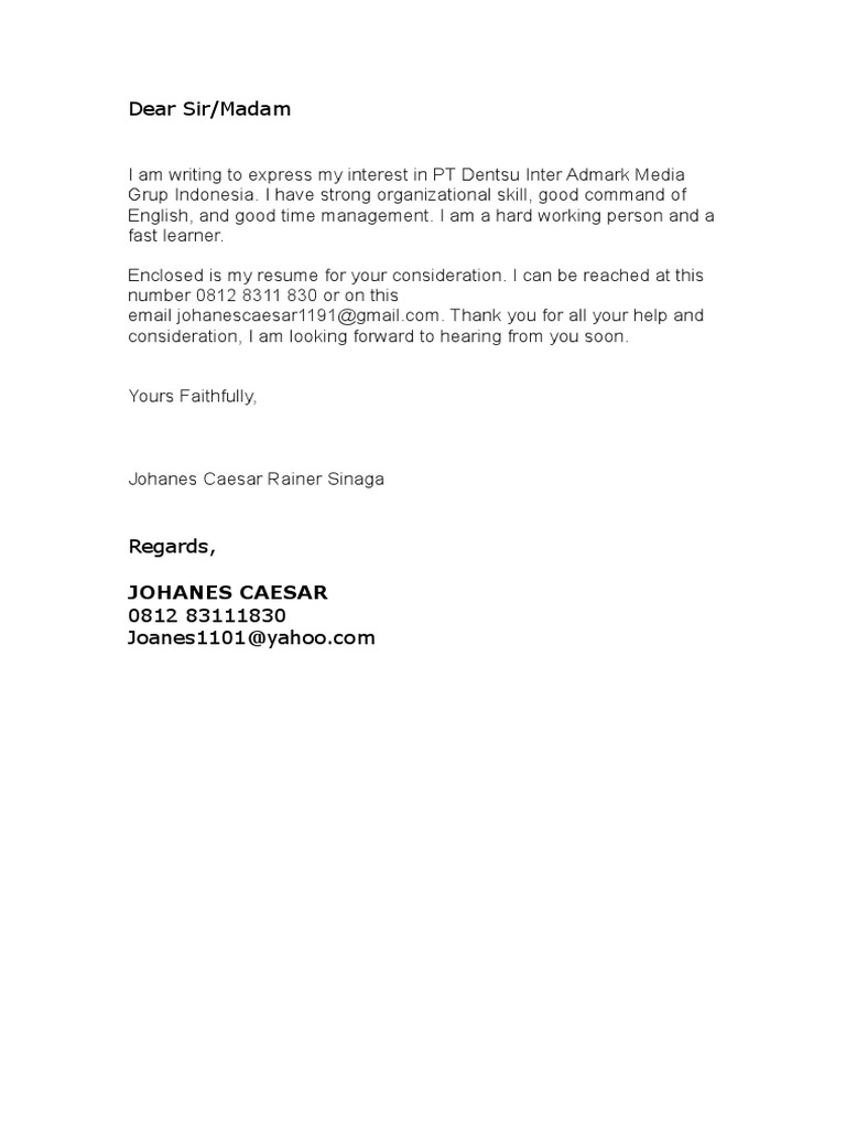 Body Email | PDF