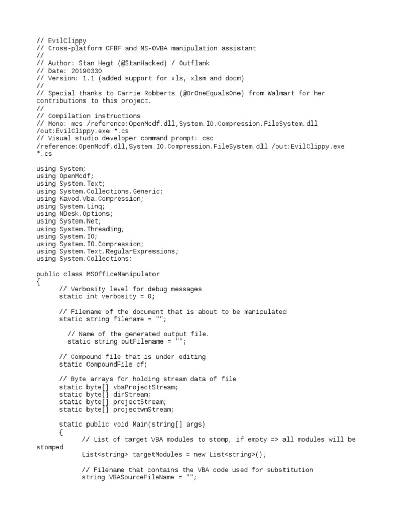 Evilclippy | Download Free PDF | Text File | Integer (Computer Science)