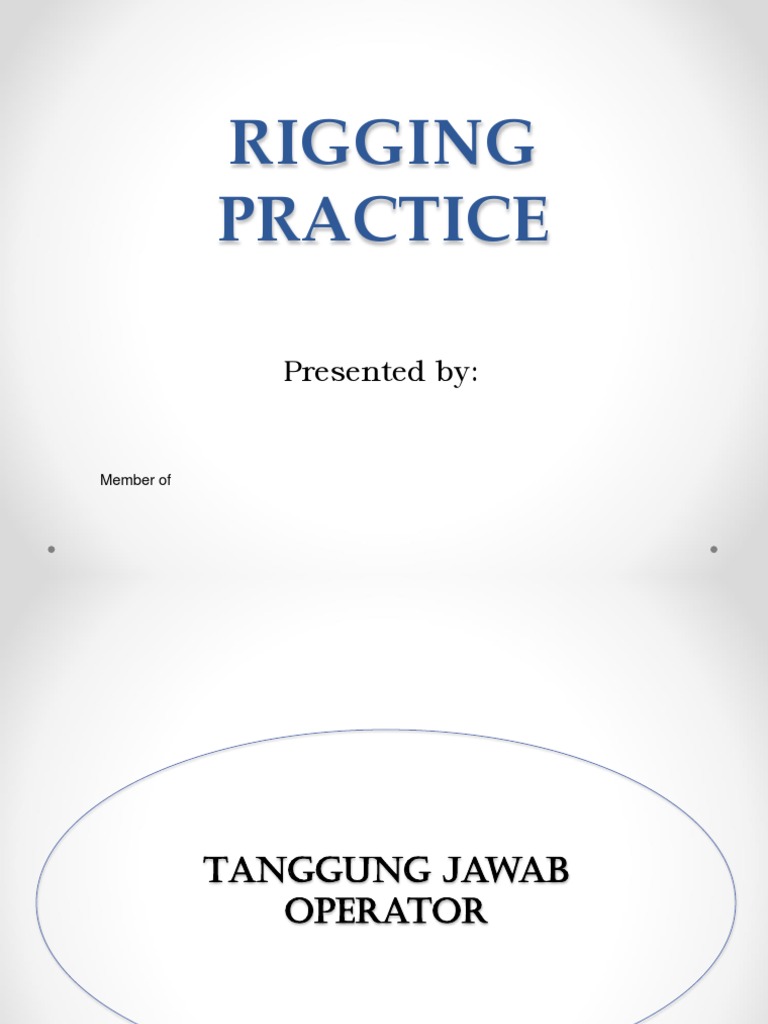 5 Rigging Practice | PDF