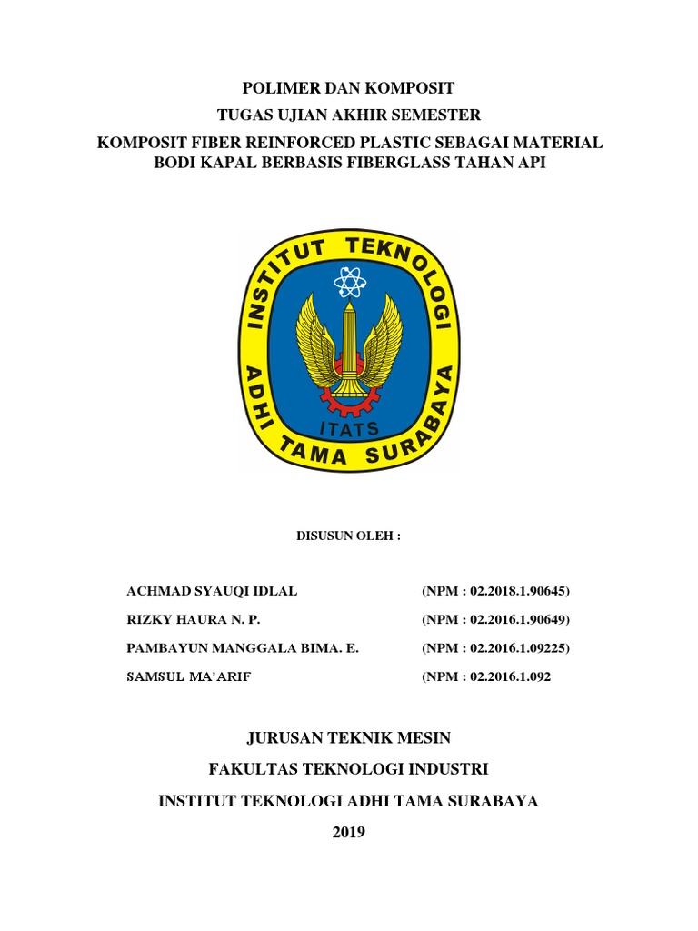 Tugas Makalah Polimer Dan Komposit | PDF